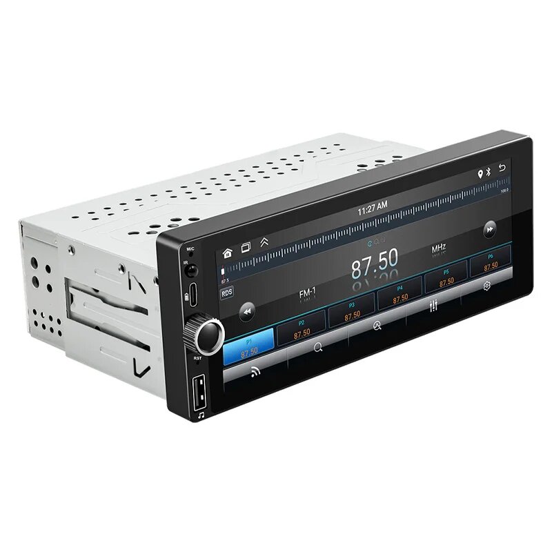 Автомобильный MP5-плеер 6.86" с сенсорным экраном, Bluetooth, CarPlay, Android Auto, F6021 (без камеры)