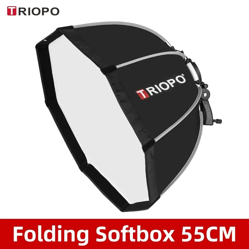 TRIOPO KS2-55 65 90 120 восьмиугольный софтбокс для вспышки KS255