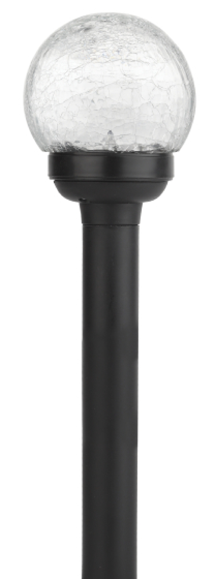 Уличный светильник ЭРА SL-PL33-CRAC с встроенным аккумулятором на солнечной батарее в корпусе из пластика/стекла, черный, высотой 30см, IP54 / освещение