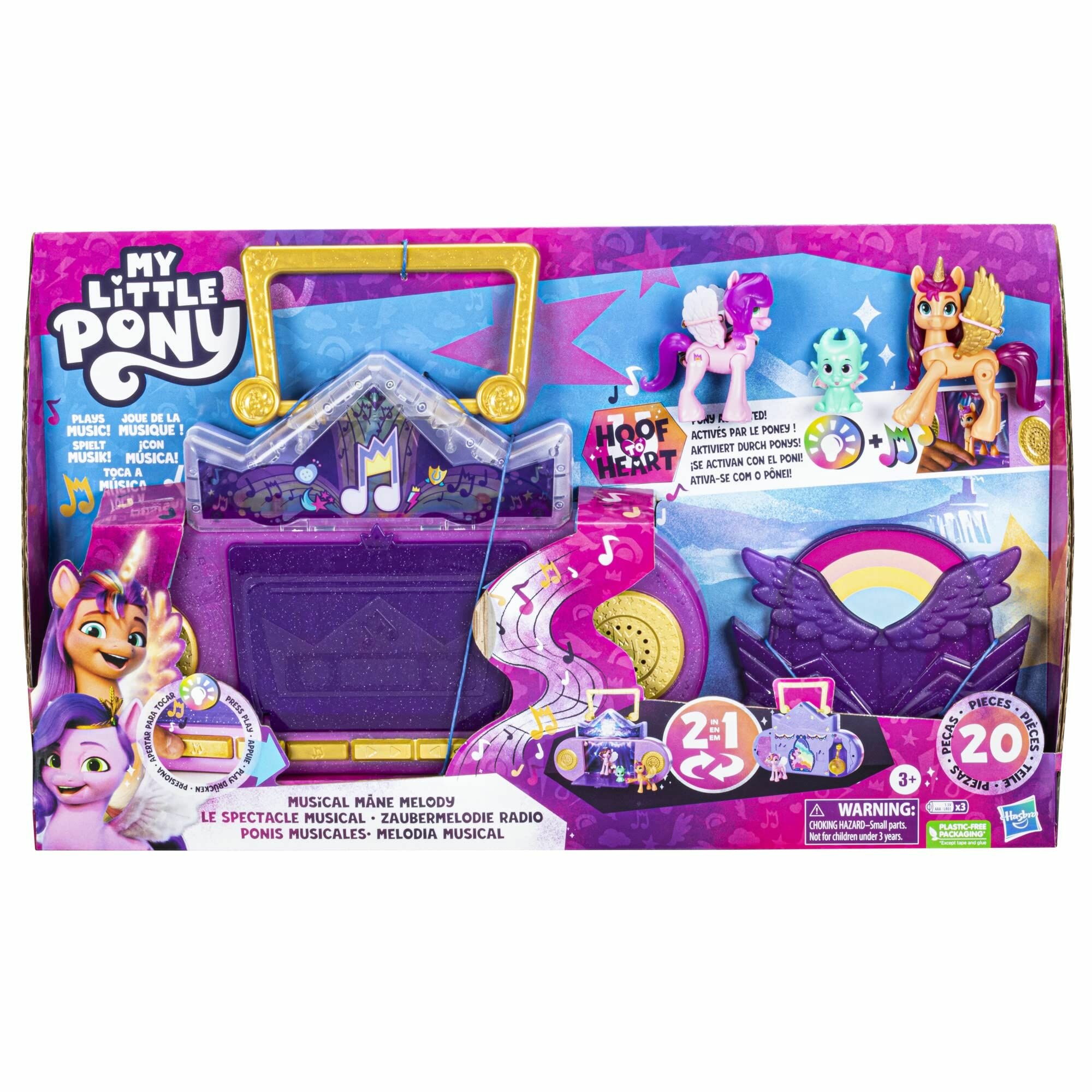 Hasbro My Little Pony Musical Mane Melody / Игровой Набор Для Куклы Мелоди Игровой набор со светом и звуками , Хасбро