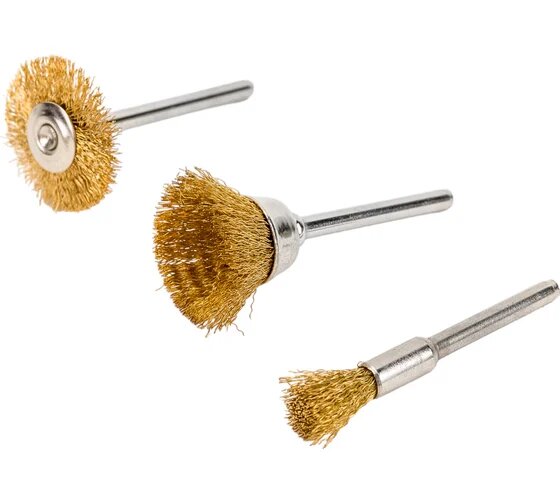 Латунированные корщетки набор 3 шт Gigant GBBB3