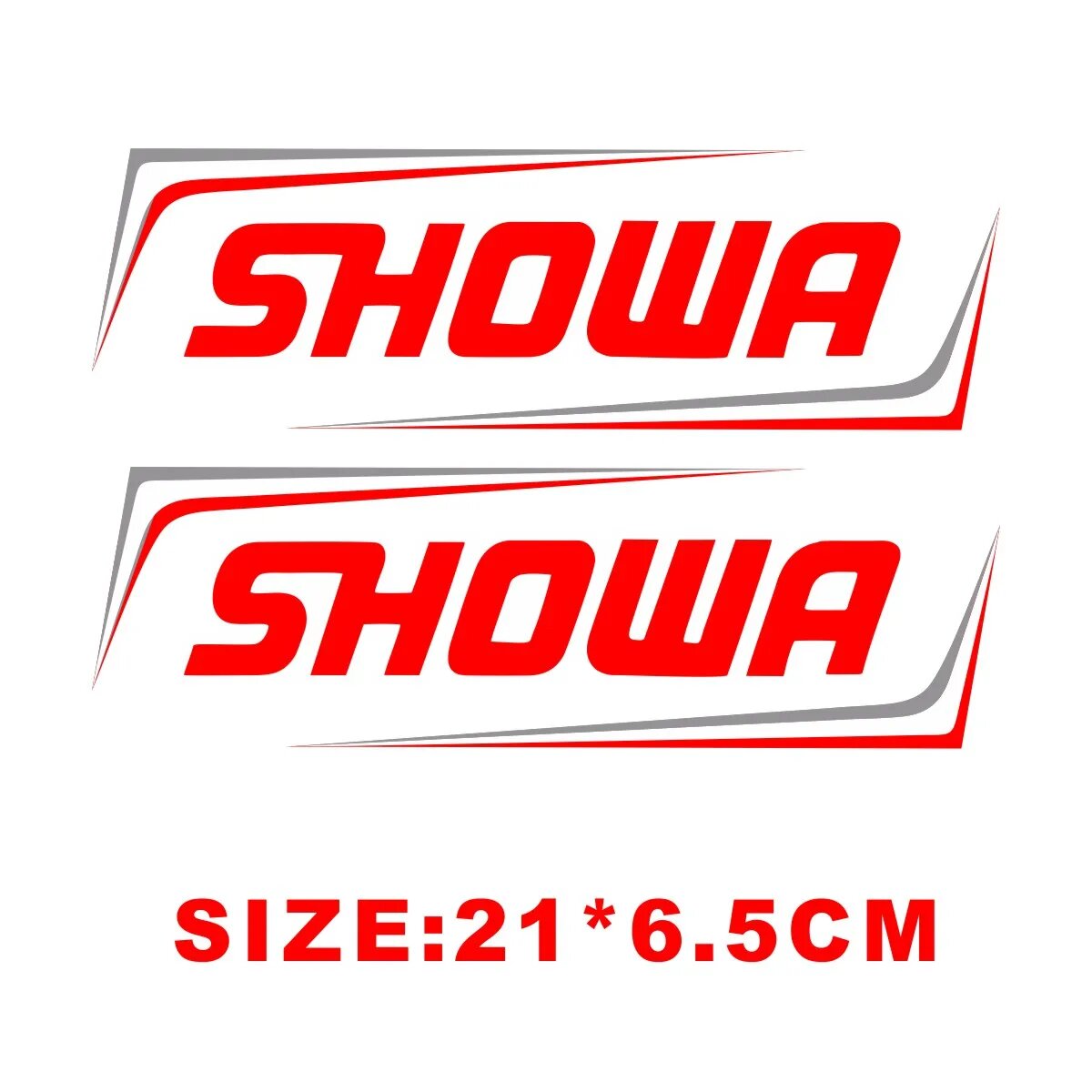 Светоотражающая наклейка для мотоцикла для мотокросса, вилка Kyb Wp, подвеска Белый, SHOWA RED-21cm