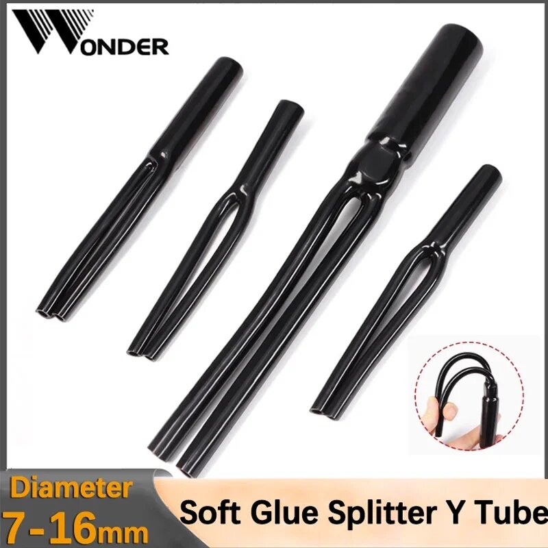 ПВХ кабельный рукав разветвитель Y 7/9/12/16 мм 1Pc, 7mm