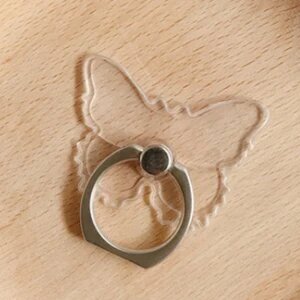 Универсальный держатель для телефона, подставка, кольцо на палец, магнитное для симпатичного сотового смартфона, прозрачный держатель для iphone 11 12 XS MAX