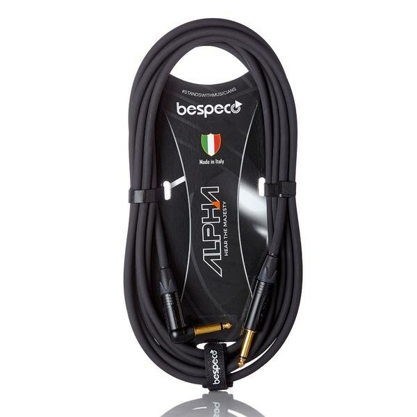 Кабель гитарный Bespeco AHP450 4.5 m (прямой/угловой)