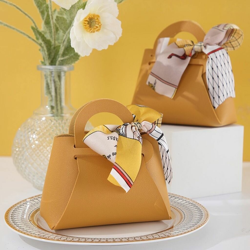 Стильная кожаная упаковочная коробка из 10 предметов, Дорожная сумка для маленьких конфет