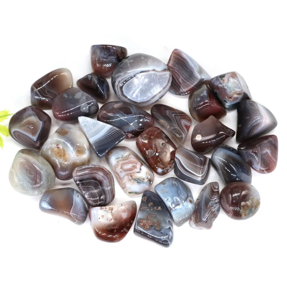 Ботсванский агат, tumbled stones 500g