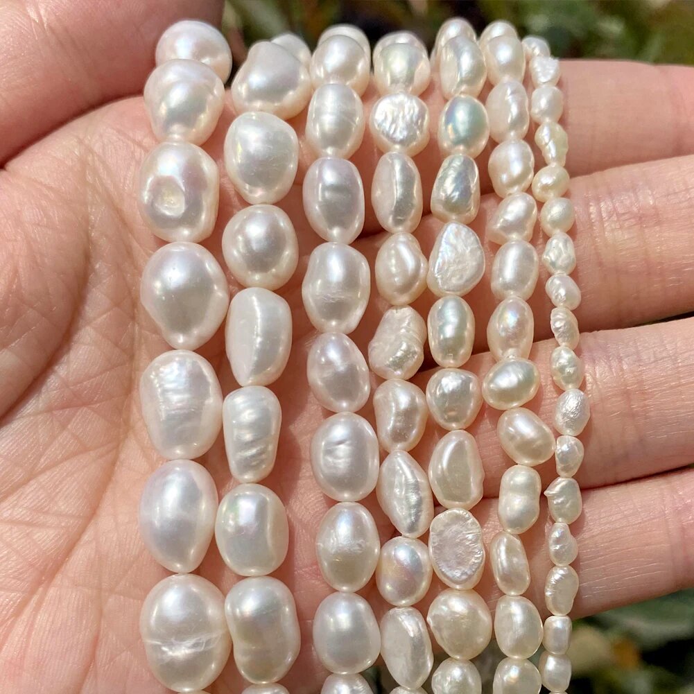 Бусины из пресноводного жемчуга, 6-7 мм, Irregular Pearl