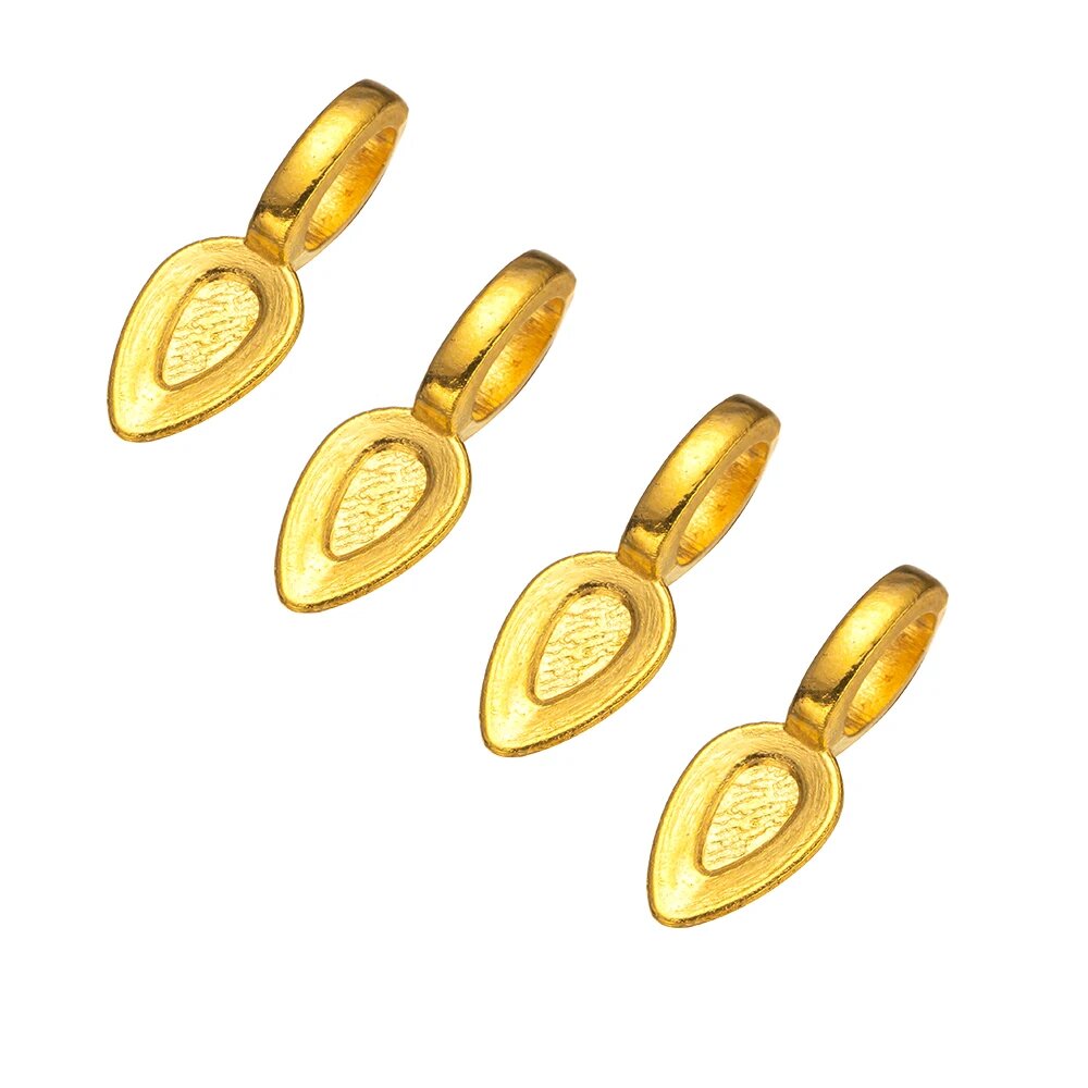 Металлические сердечки для украшений 20-50 шт 50Pcs, Gold