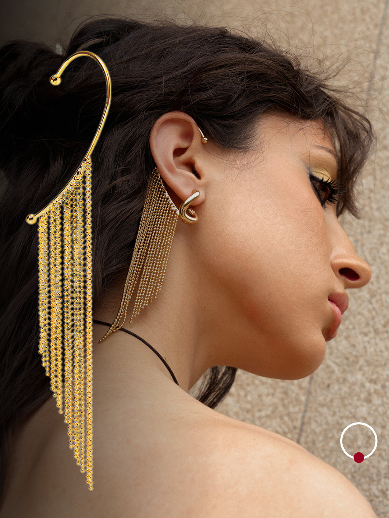 Моносерьга кафф