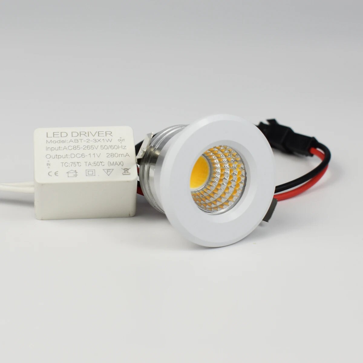 LEDSONLINE Мини COB прожекторы 3Вт 110-220В White, Non dimmable, Natural White 4000K