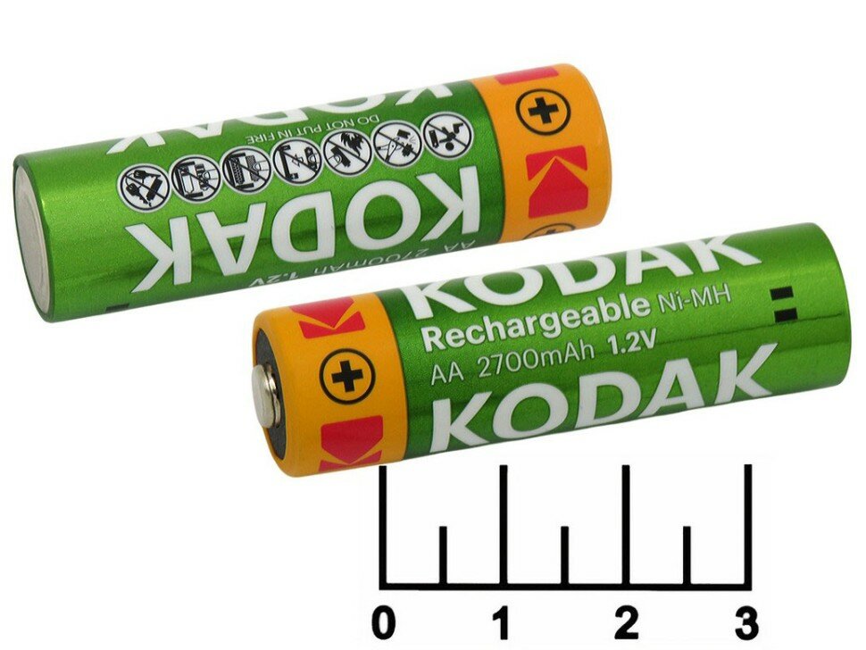 Аккумулятор AA 1.2V 2.7A Kodak Ni-MH (АА)