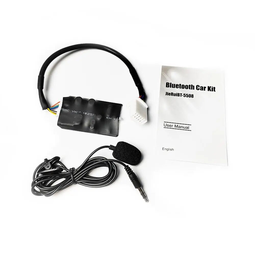 Автомобильный Bluetooth 5,0 комплект AUX гарнитура Музыкальный адаптер кабель для Toyota RAV4 Corolla Avensis Auris Camry AVRCP 6 + 6 12 контактов радио