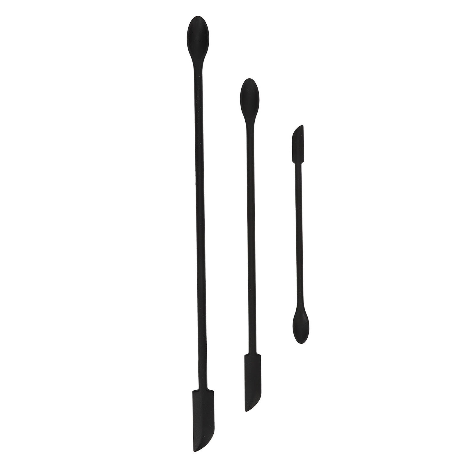 3pcs мини -силиконовой шпатель набор удлинитев.