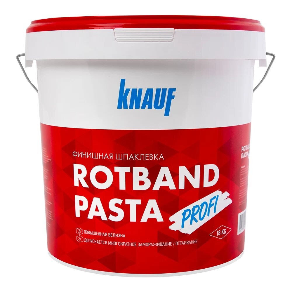 Шпатлевка финишная Knauf Ротбанд паста Профи 18 кг Knauf 463536/651674