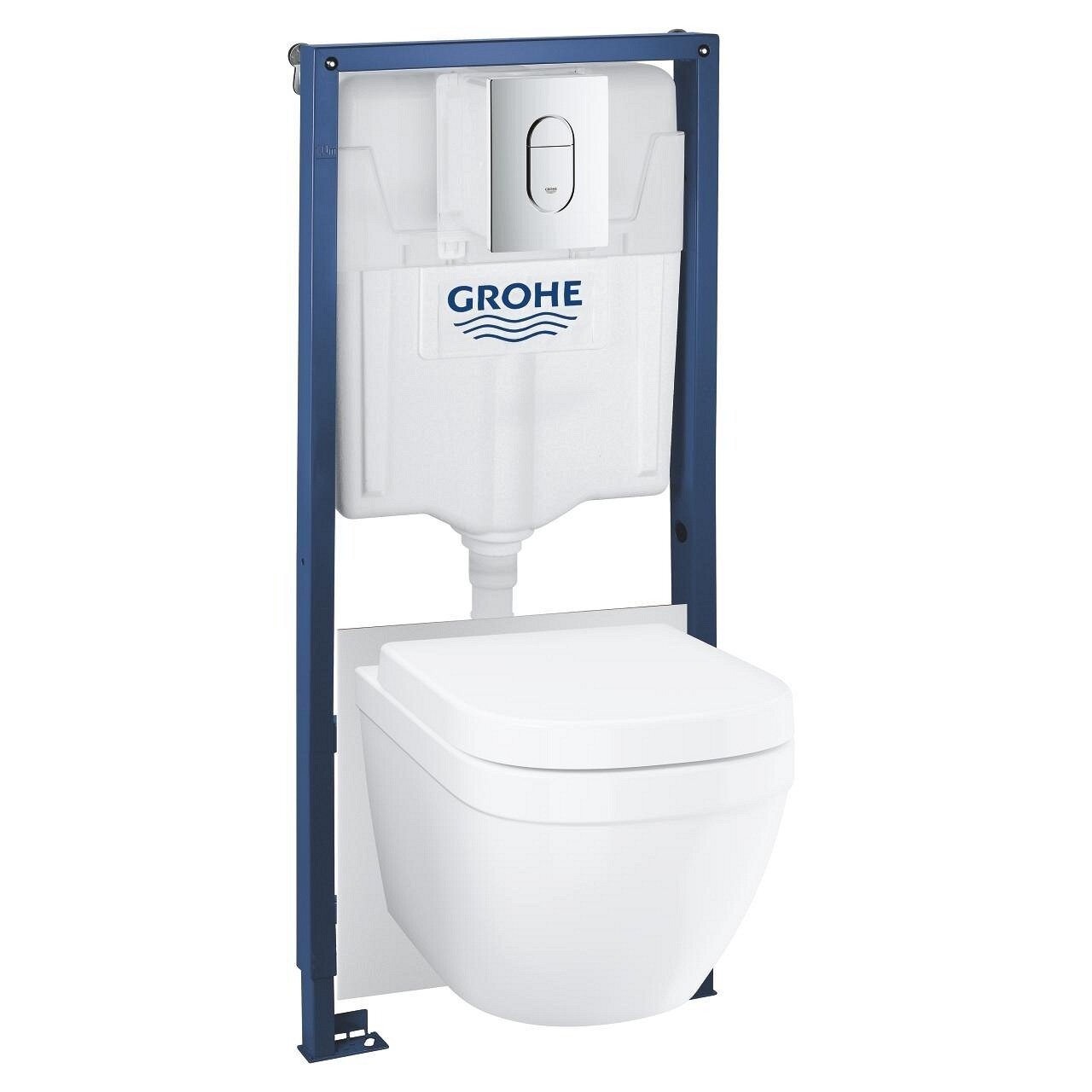 Комплект Grohe Arena инсталляция + унитаз с сиденьем микролифт 36501 000 (36501000)
