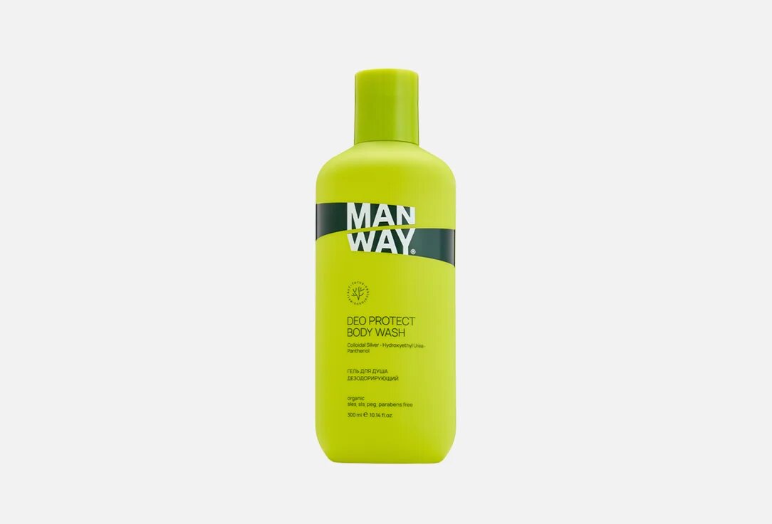 Гель для душа MAN WAY Deo, для мужчин, для всех типов кожи, 300 мл