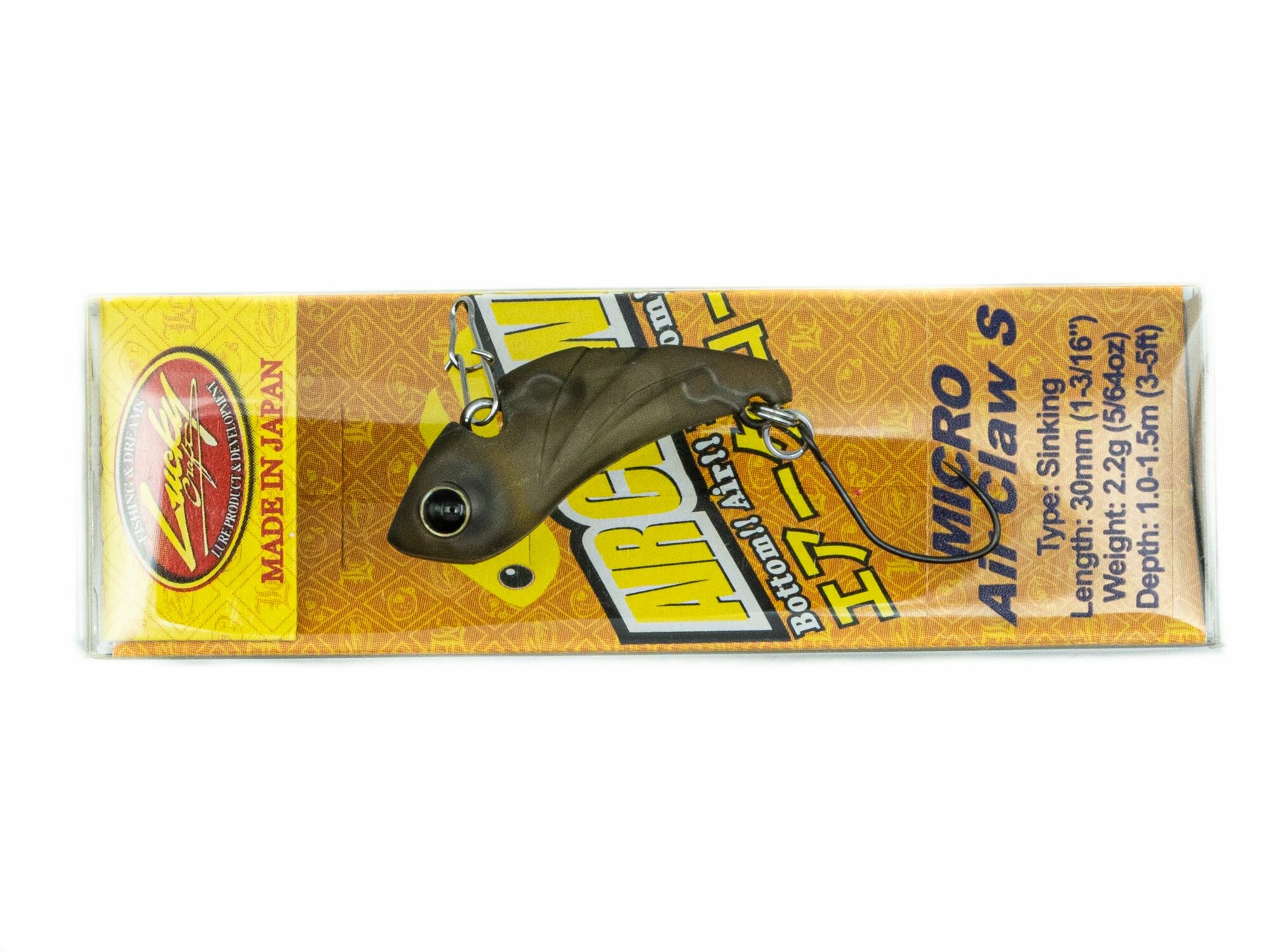 Приманка раттлин рыболовный Lucky Craft Micro Air Claw S, 2.2 г, #Croco