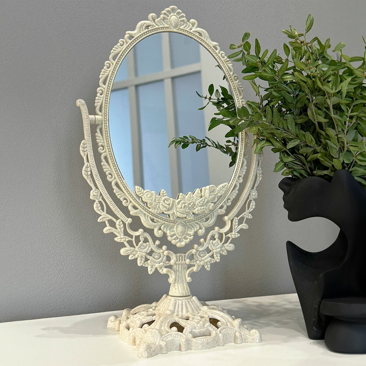 Зеркало настольное с вензелями 360градусов