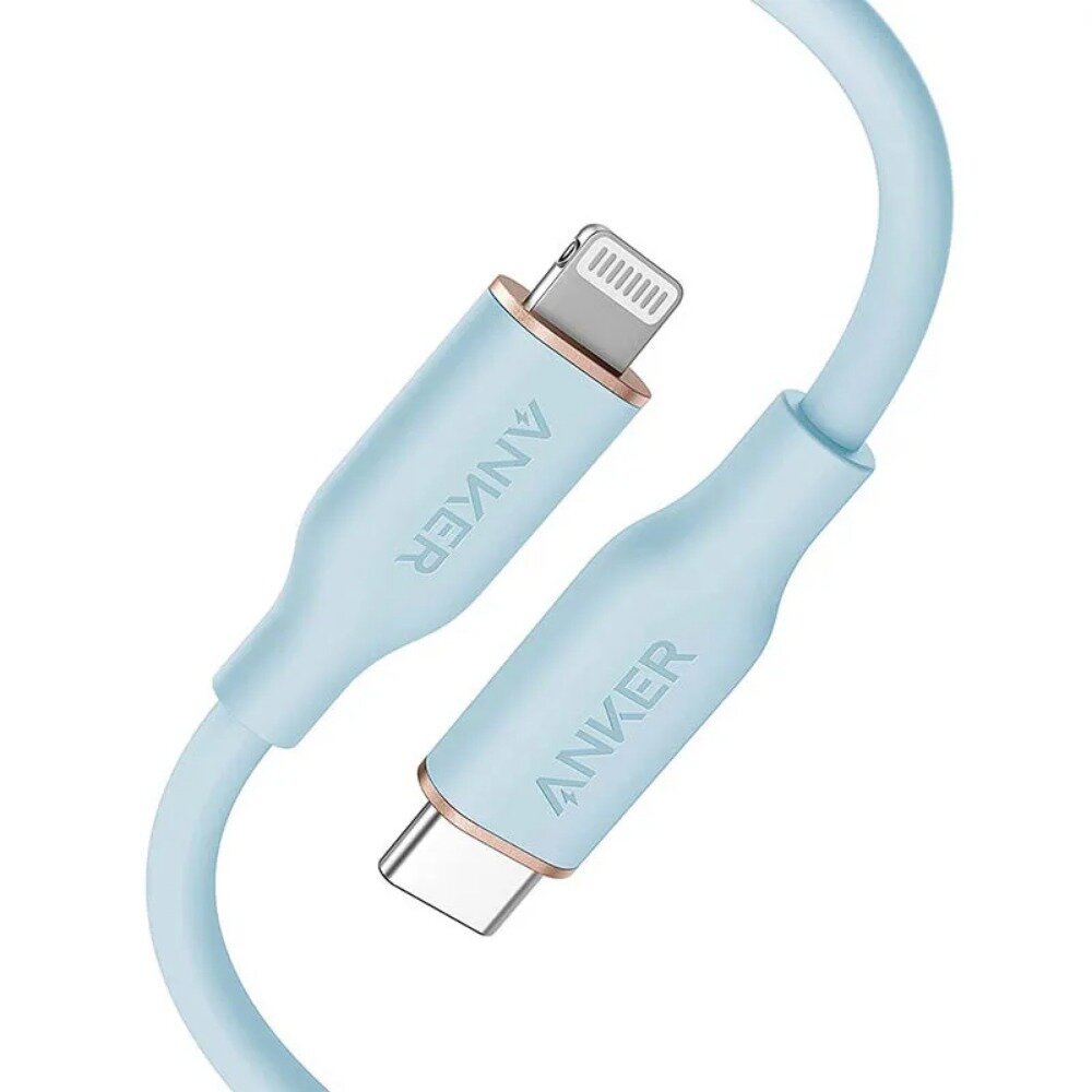 Anker PowerLine III Flow A8662 0.9M Кабель Для Зарядки Lightning От Сети Питания USB Type-C Для IPhone