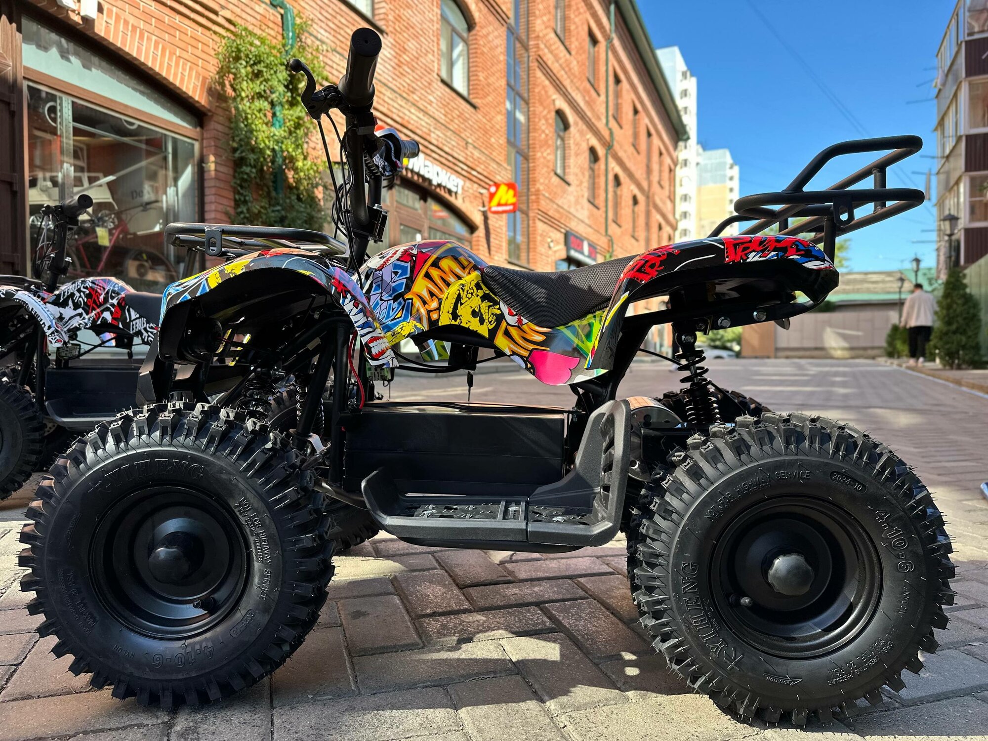 Детский мощный 800W электро-квадроцикл GT025-01