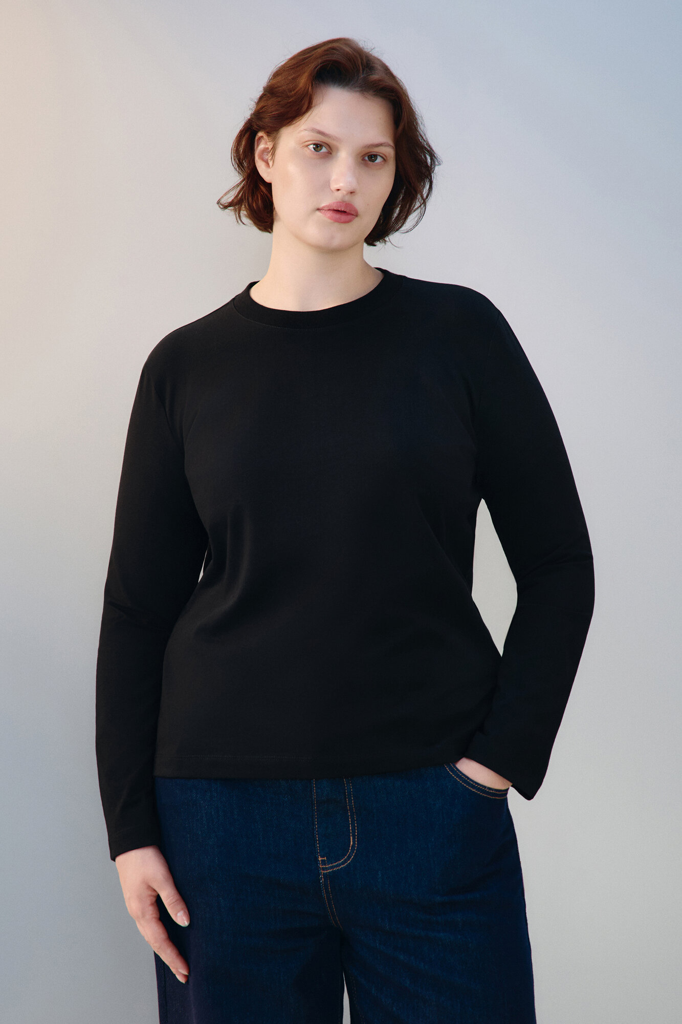 Лонгслив Plus Size