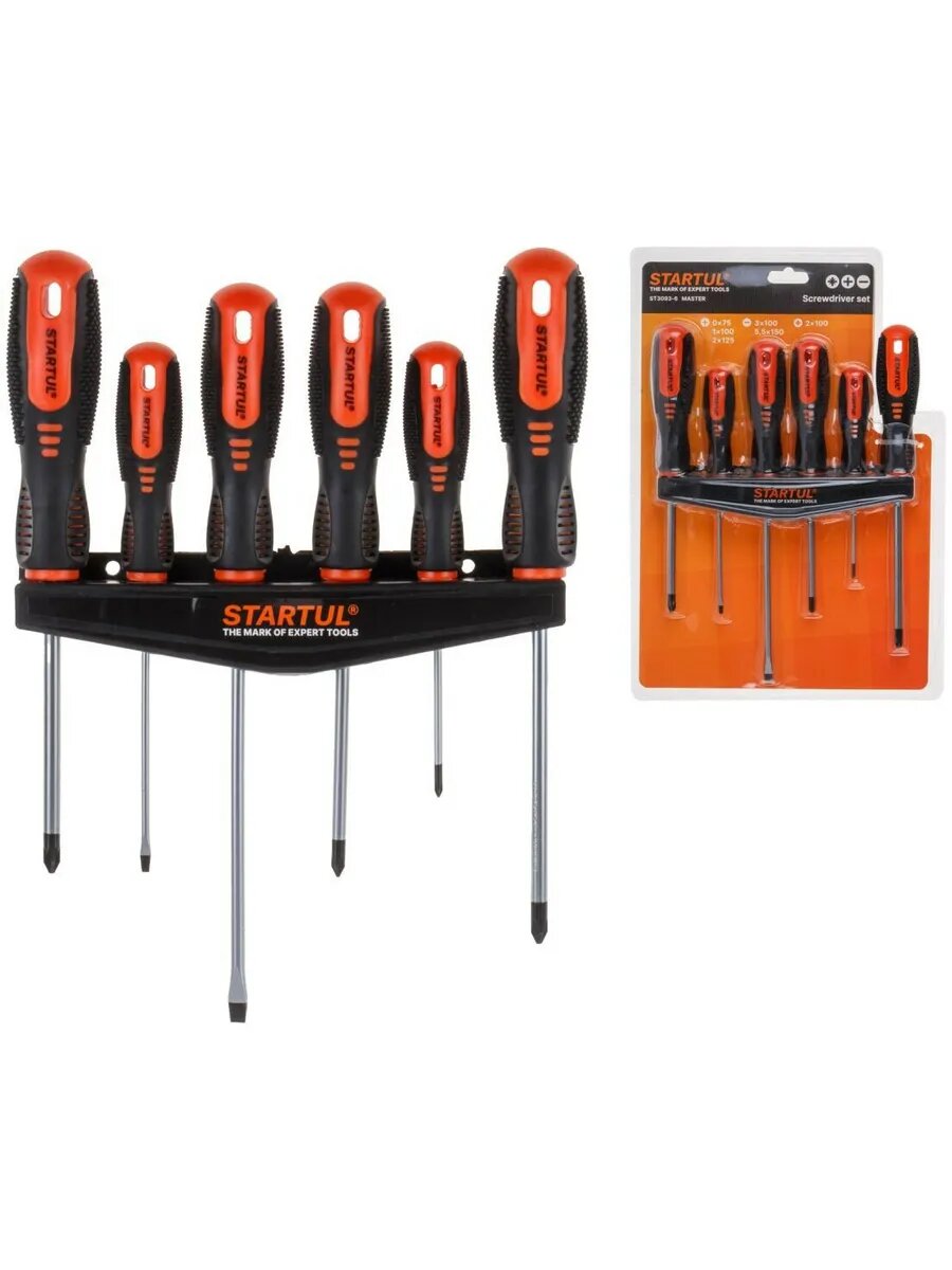 Набор отверток STARTUL Master 6 предметов (ST3093-6)