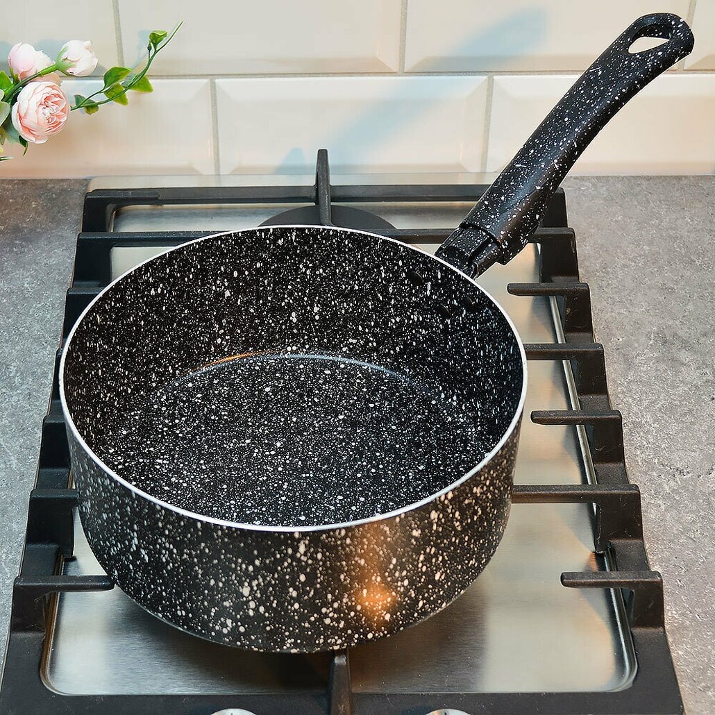 Ковш 2,5л без крышки, индукция, калитва — прочный и практичный посудный аксессуар