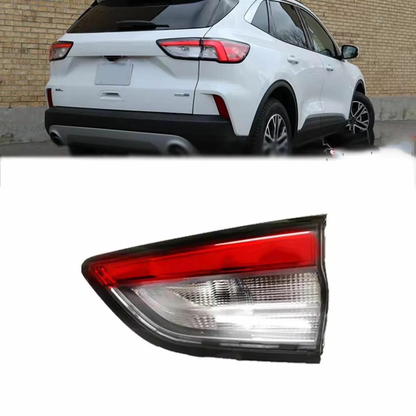 Фары автомобильные, Задний фонарь, 1 шт, арт. Автомобильный светодиодный задний внутренний противотуманный фонарь в сборе для Ford escape 2020 2021