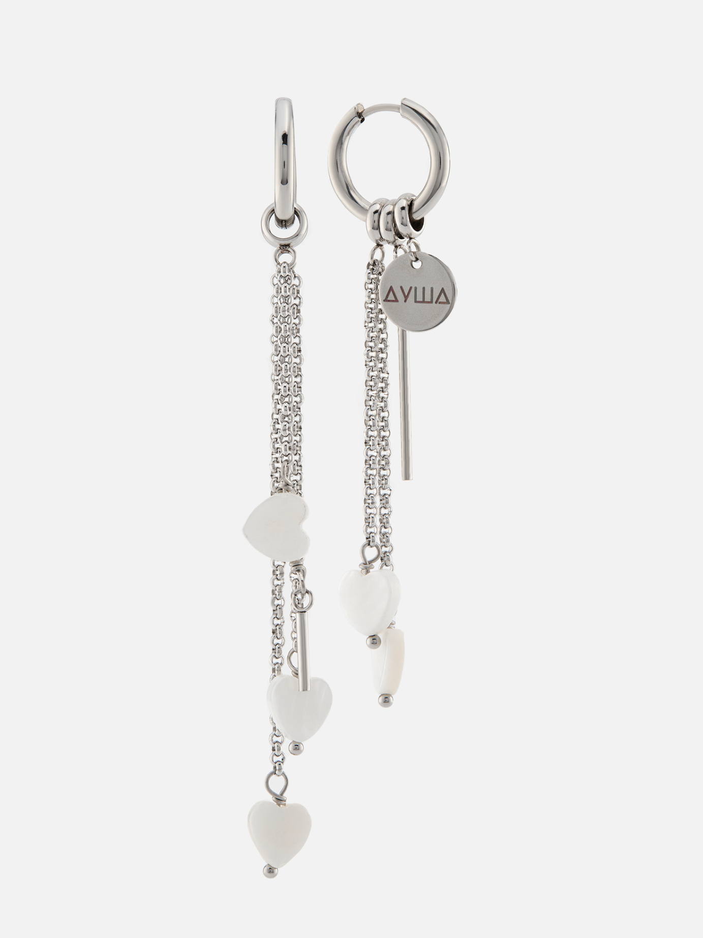 Серьги ДУША_BRAND, перламутр