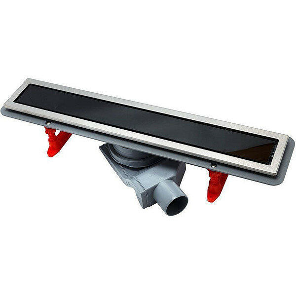 Душевой лоток Pestan Confluo Premium Black Glass Line 13000291, 450мм