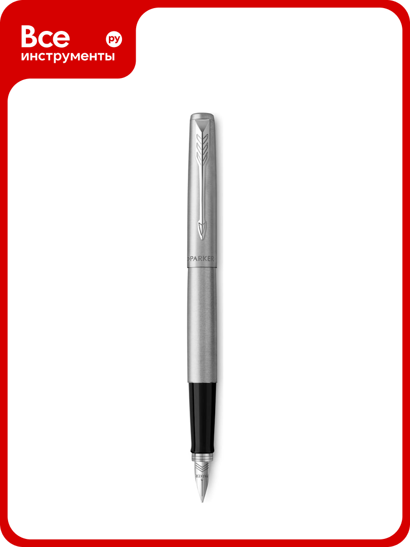 Перьевая ручка Parker Jotter Core - Stainless Steel CT, M 2030946, подарочная, форме стрелы