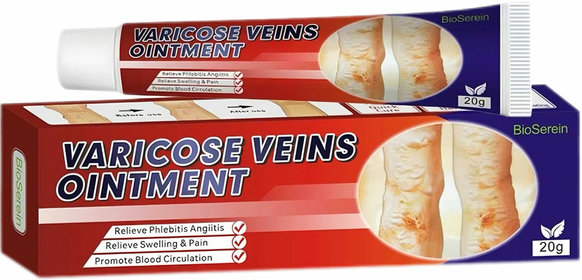 Крем мазь от варикоза и усталости, 20гр Sumifun