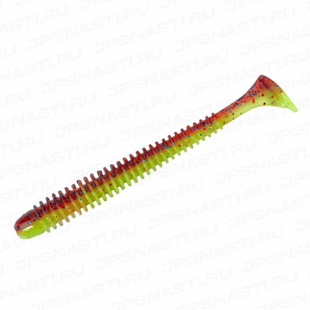 Силиконовые приманки для рыбалки Keitech Swing Impact, 3 inch, EA#15 Grape Chart Red FLK / Японские приманки Кейтеч