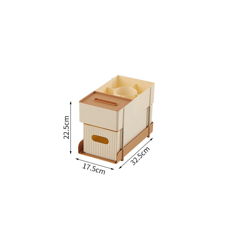 Настольный стеллаж для хранения с ящиками, многослойный органайзер для офиса, спальни, разнообразных закусок, передвижной ящик для уборки