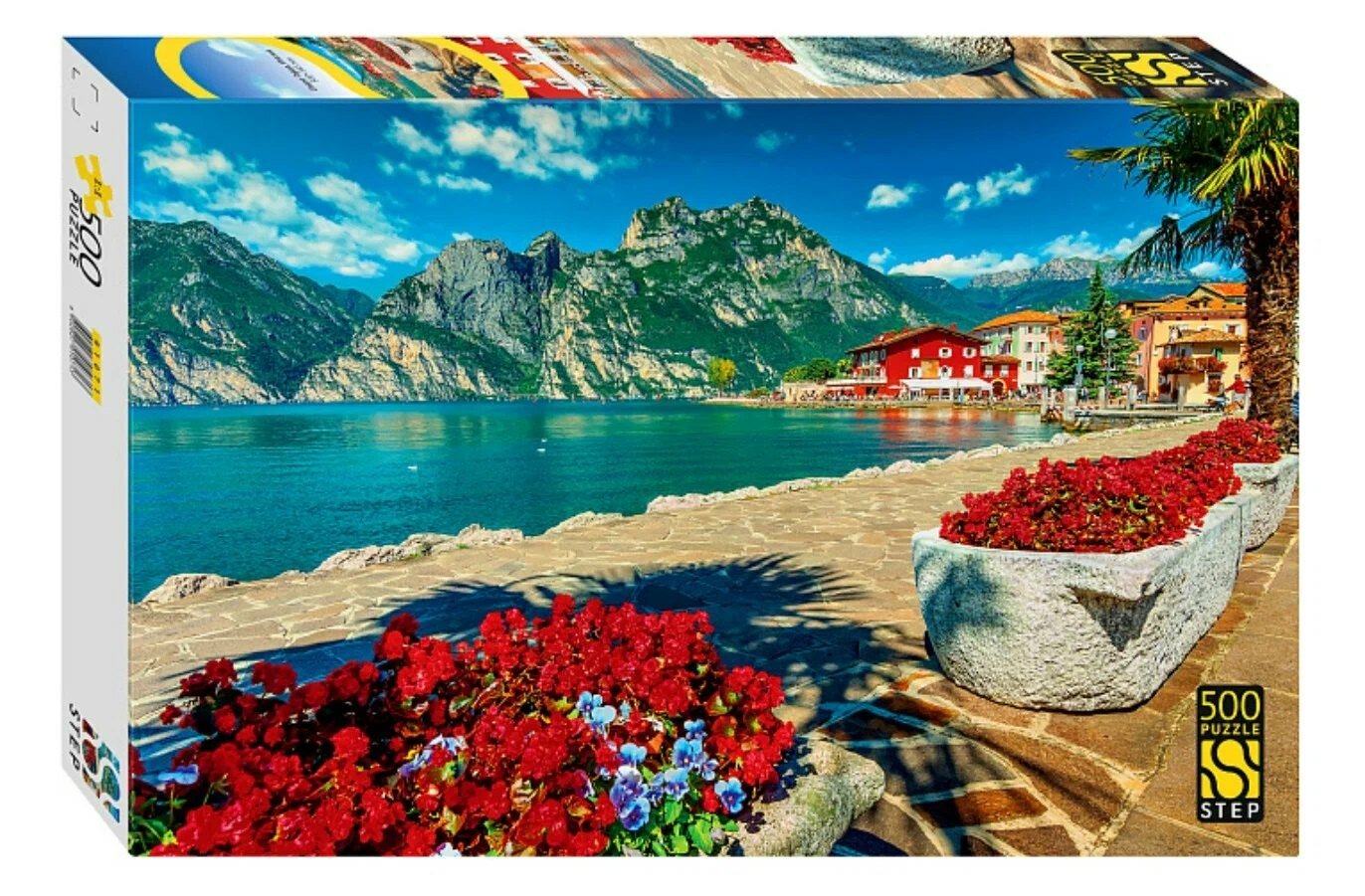 Пазл 500 "Озеро Гарда, Италия"