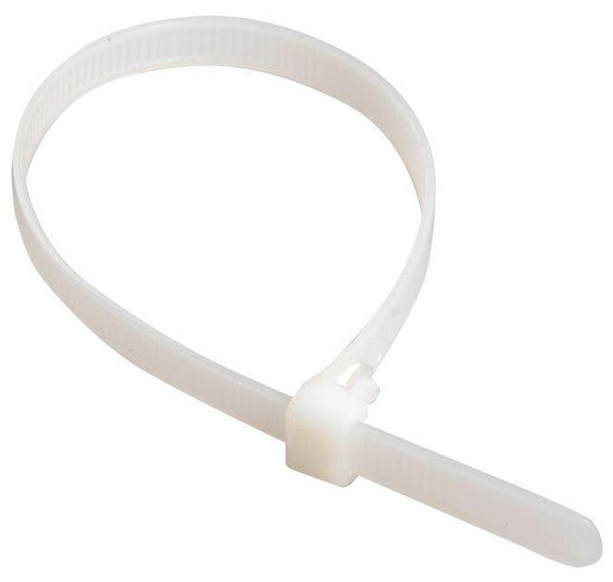Хомут кабельный 2.5х200 нейл. бел. (уп.50шт), IEK UHH20-D025-200-050 (1 упак)