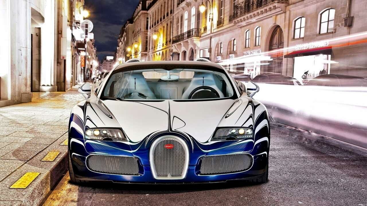 Картина на холсте 110x60 LinxOne "Вид спереди вечерний город" интерьерная для дома / на стену / на кухню / с подрамником