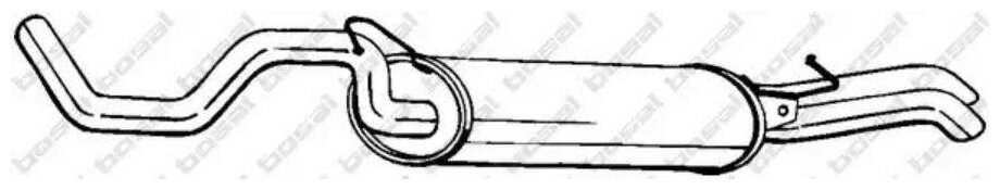 Глушитель задний (V.W. GOLF IV 99-05 )