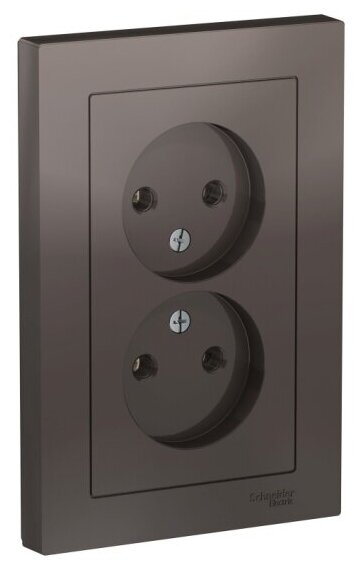 Розетка Systeme Electric (schneider Electric) SCHNEIDER ELECTRIC ATLASDESIGN 16А, в сборе, мокко, ATN000620