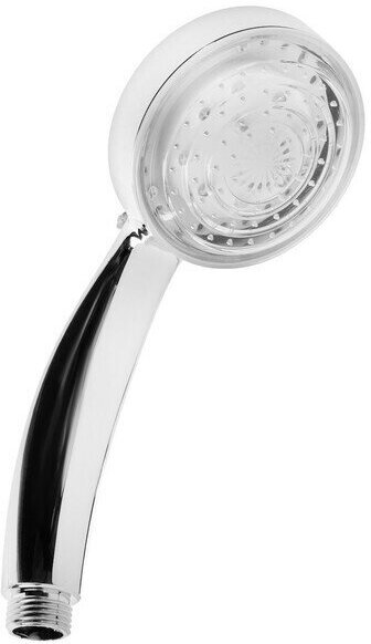 Душевая лейка ZEIN Z0015, с LED подсветкой, 3 цвета, пластик, цвет хром