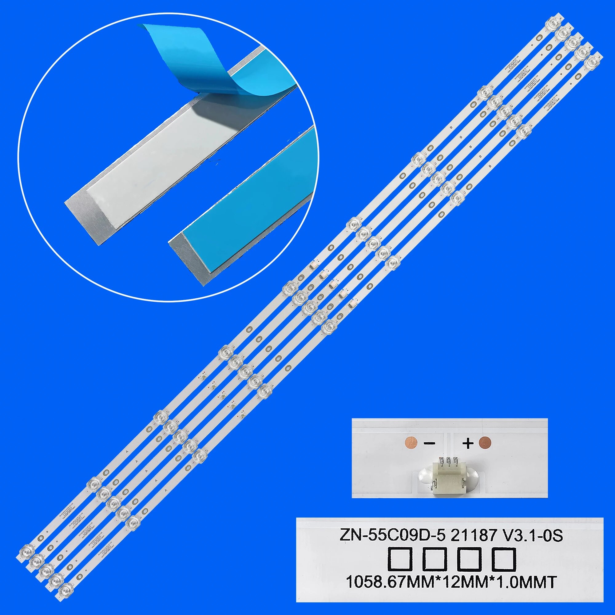 Светодиодные ленты для подсветки MGUB55WB 1 set
