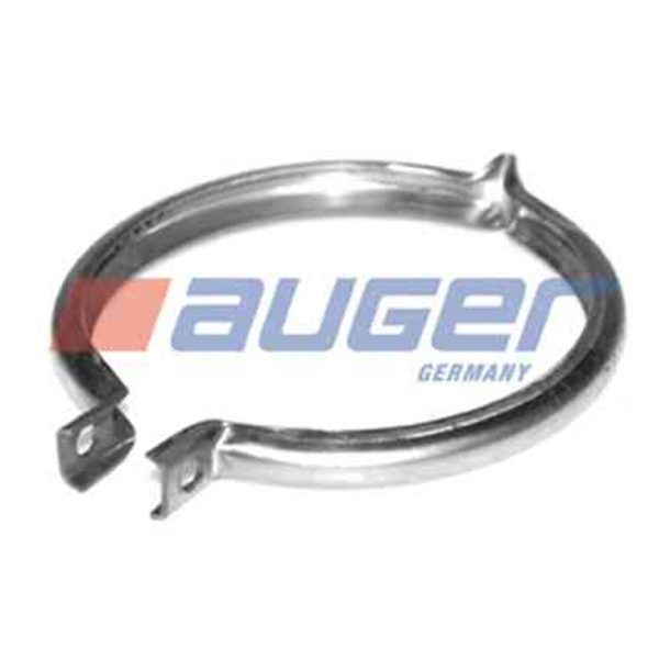 AUGER 70096 хомут промежуточной трубы глушителя круглый зажим. болтом \daf 95xf 95.380-480