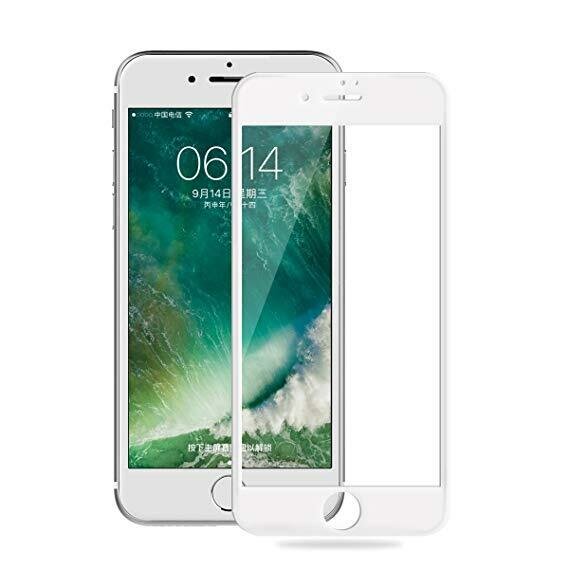 Защитное стекло и кабель на iPhone 7 Plus, 8 Plus, Remax GL-036 Zeus 3D Matte Tempered Glass, белый