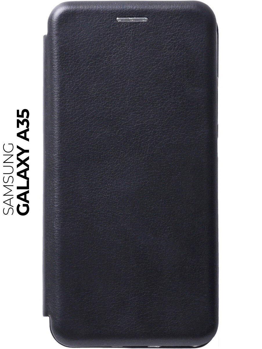 Чехол-книжка на Samsung Galaxy A35 / Самсунг А35 черный