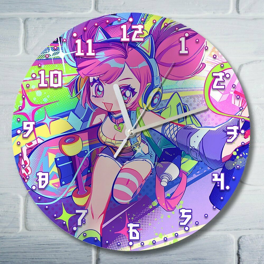 Настенные часы УФ "игры muse dash (рейму, мику, Rin, Marija, Yume, Ola, Buro) - 10139"