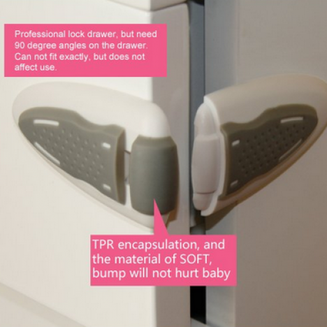 Защита от детей на мебель, технику — угловая В9351