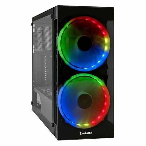 Корпус ATX EXEGATE i3 Matrix, Midi-Tower, без БП, черный [ex289022rus]