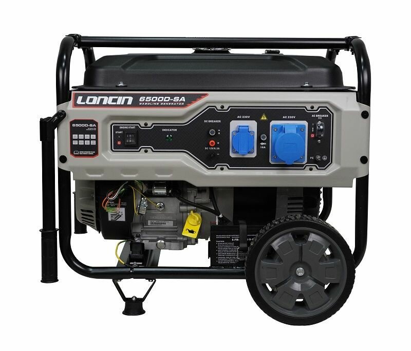 Генератор Loncin LC6500D-SA, номинальная мощность 5,5кВт, 220в