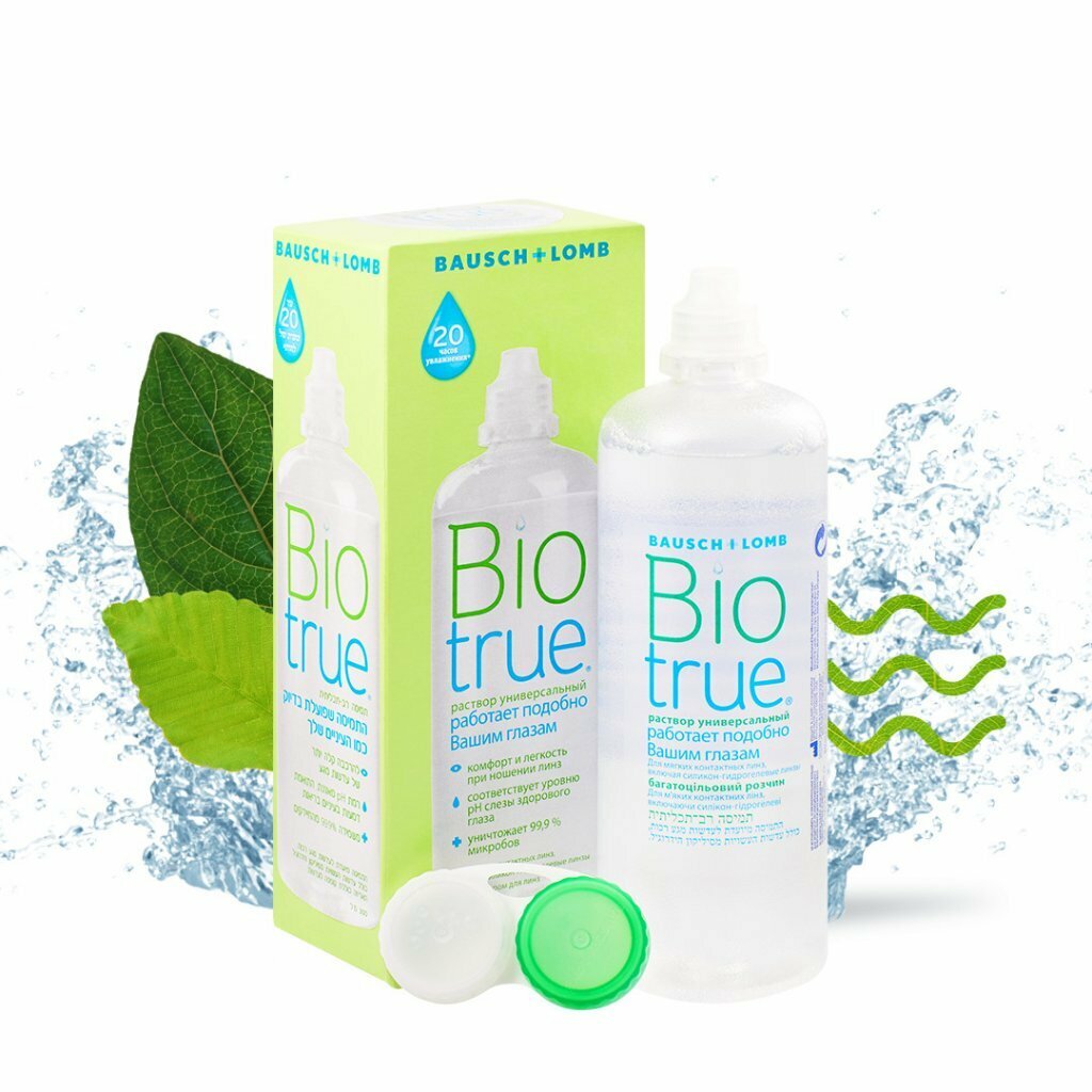 Bausch + Lomb универсальный раствор Biotrue (300 мл)